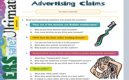 Statistics in the media: Year 6: Planning tool
