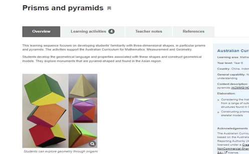 Construction of prisms and pyramids