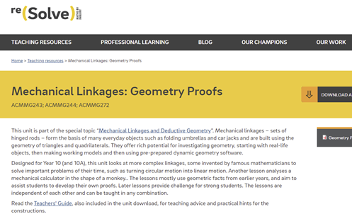 Proof: Year 10: Planning tool