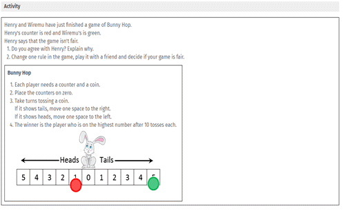 Conduct chance experiments : Year 3: Planning tool