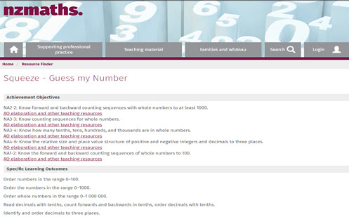 Number sequence: Year 2: Planning tool
