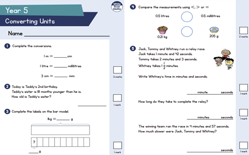Metric units and using instruments: Year 5: Planning tool