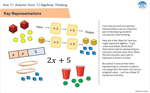 Use variables: Year 7: Planning tool