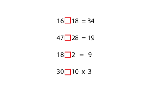 Find unknown values: Year 4: Planning tool