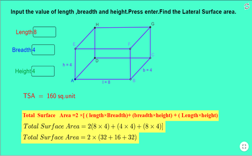 Surface Area Of A Cuboid