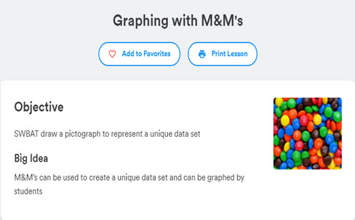Graphing with M&M's
