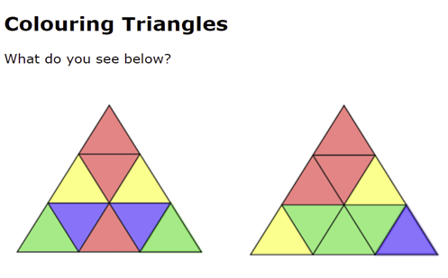 Colouring triangles