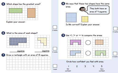 Area and perimeter: Year 4: Planning tool