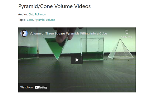 Volume of cones and pyramids