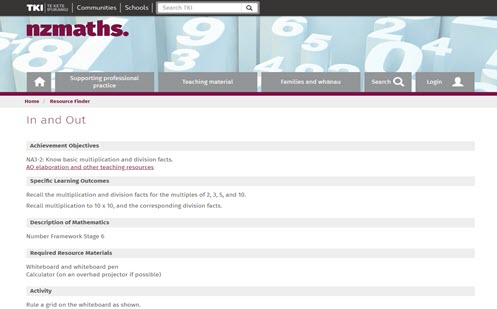 Patterns and number facts: Year 3: Planning tool