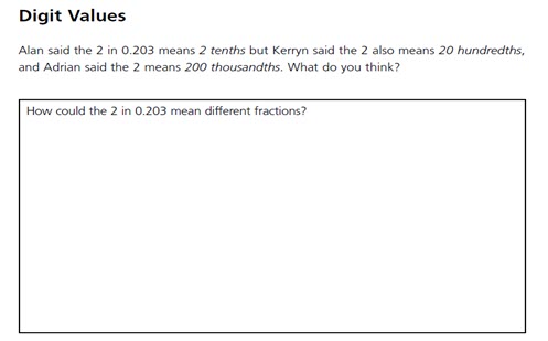 Place value: Year 5: Planning tool