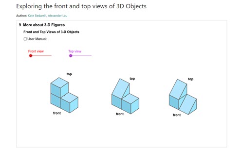Exploring the views of 3D objects