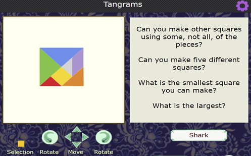 Mathigon: tangram