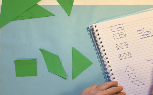 Tangrams 2 – investigating fractions