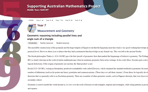 Angles and parallel lines : Year 7: Planning tool