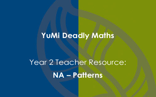 Repeating and growing patterns: Year 2: Planning tool