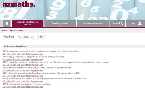 Number sequence: Year 2: Planning tool